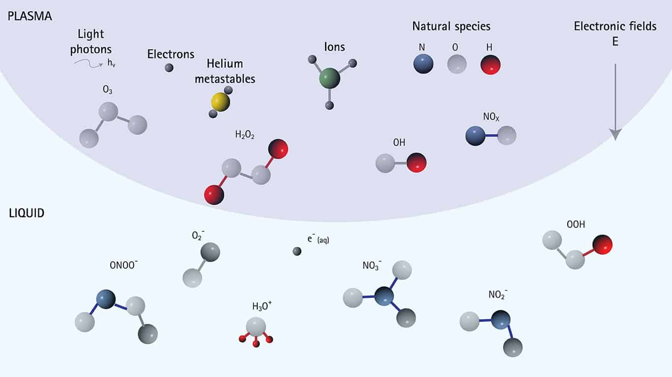 Plasmaactivated water has altered properties for disinfection